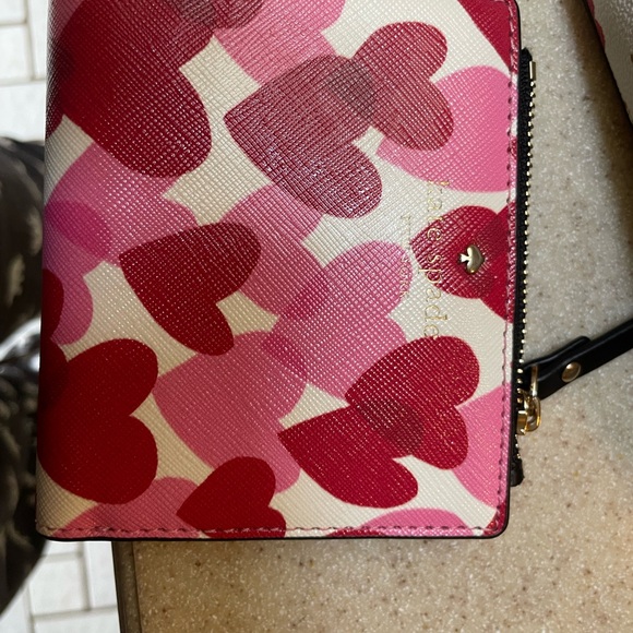 kate spade | Bags | Kate Spade Pink Heart Wallet | Poshmark